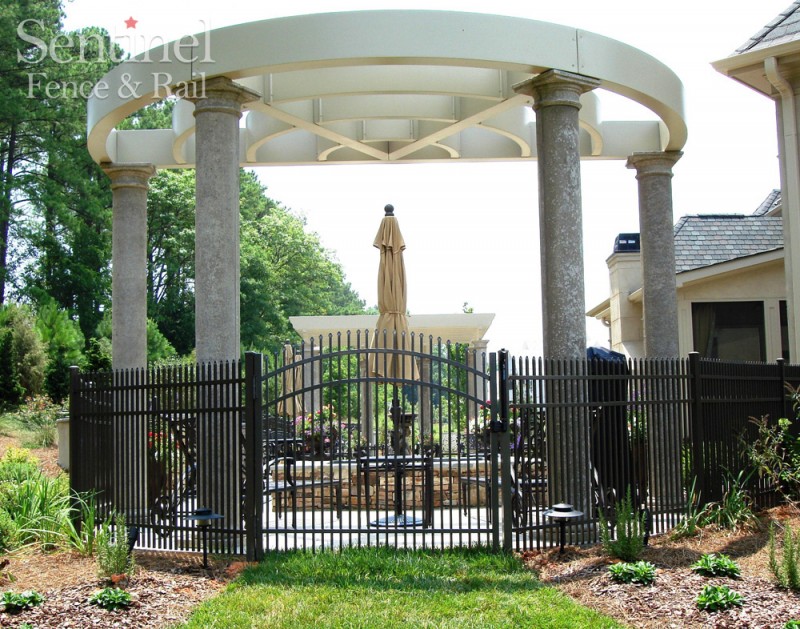 Aluminum Arched Gates | Sentinel Fence and Rail