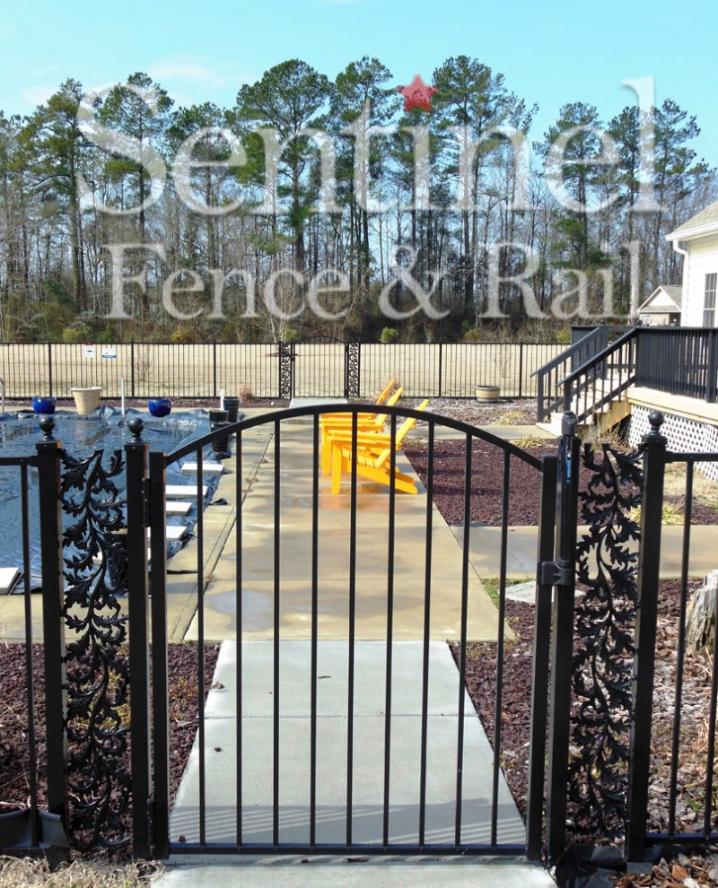 Aluminum Arched Gates | Sentinel Fence and Rail