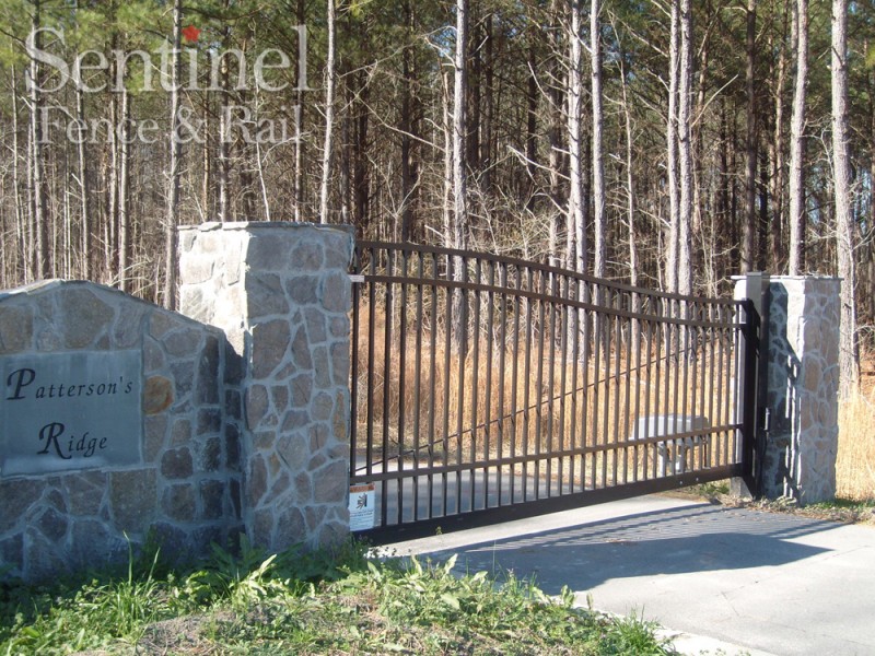 Aluminum Estate Double Swing Gates | Sentinel Fence and Rail