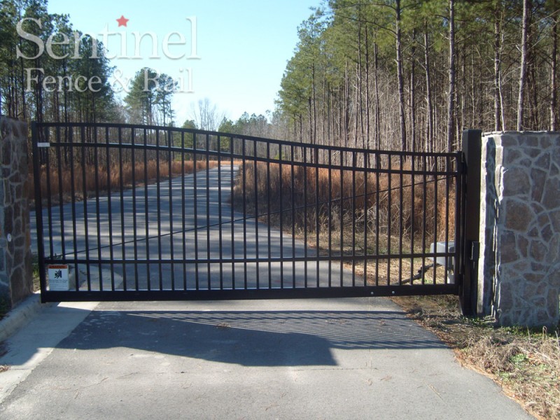 Aluminum Estate Double Swing Gates | Sentinel Fence and Rail