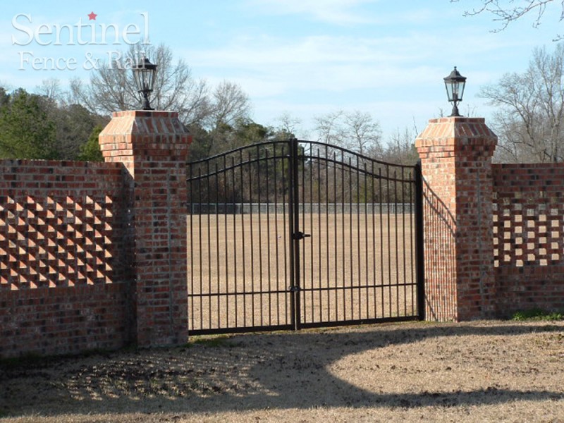 Aluminum Estate Double Swing Gates | Sentinel Fence and Rail