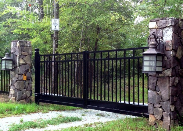 Aluminum Estate Double Swing Gates | Sentinel Fence and Rail