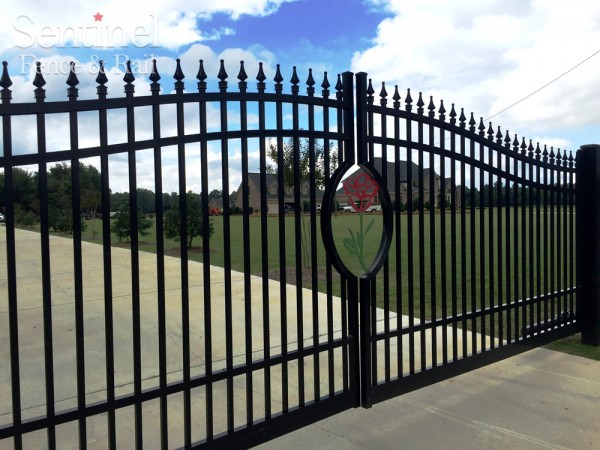 Aluminum Estate Double Swing Gates | Sentinel Fence and Rail