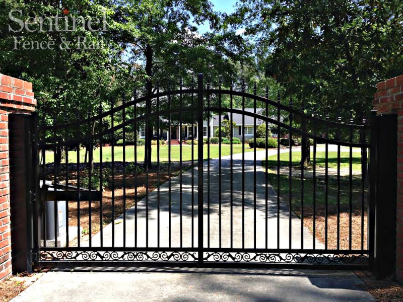 Aluminum Estate Double Swing Gates | Sentinel Fence and Rail