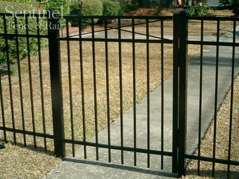 Aluminum Walk Gates | Sentinel Fence and Rail