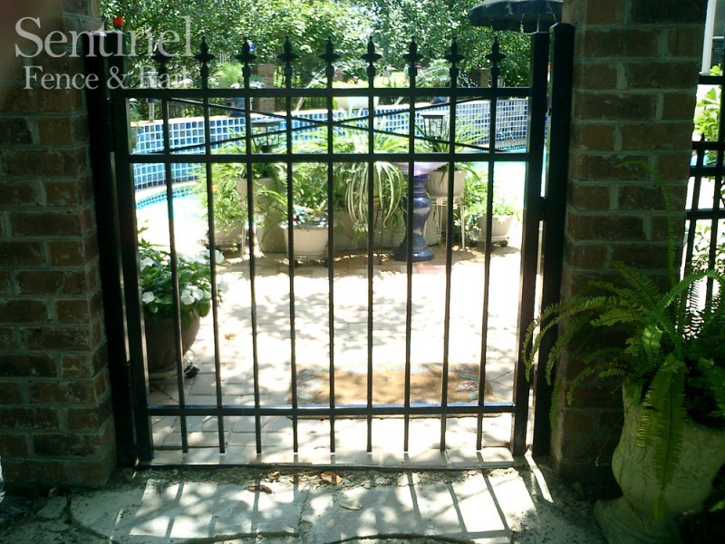 Aluminum Walk Gates | Sentinel Fence and Rail